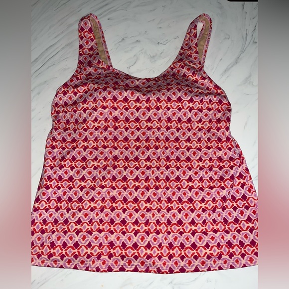 L.L. Bean | Swim | Ll Bean Pink Tankini Top Swim Bathing Suit Tank ...